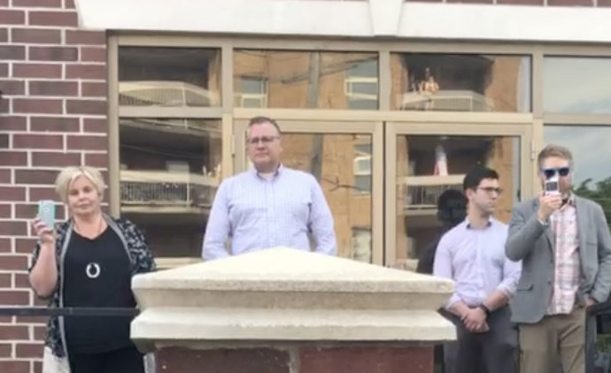 Protesters rally outside Brantford-Brant MPP Will Bouma’s office ...