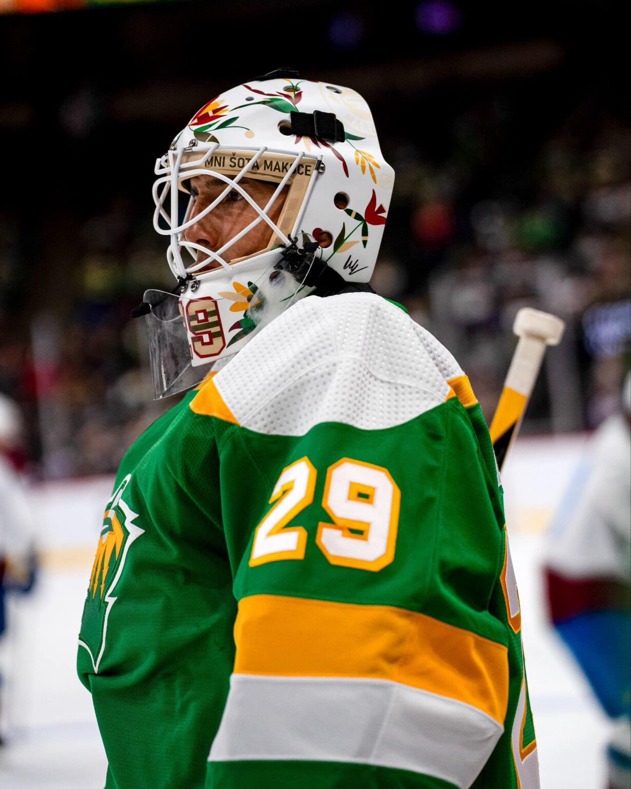 Marc Andre-Fleury wore Indigenous-created goalie mask despite NHL pushback