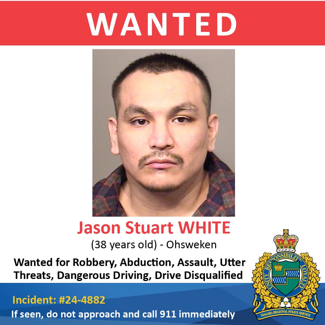 Six Nations man wanted by Niagara and Halton police